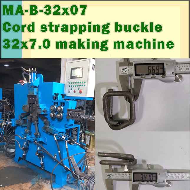 Hydrualic machine for making all sizes buckles from 13 mm to 32 mm ...