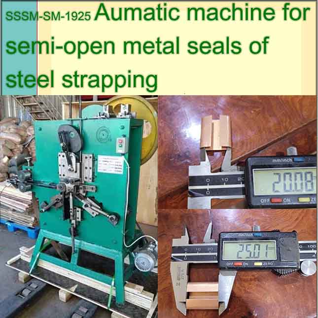 Steel strap push seal 19 x 25 semi open – Steel-PET-PP-CordStrap-seal ...